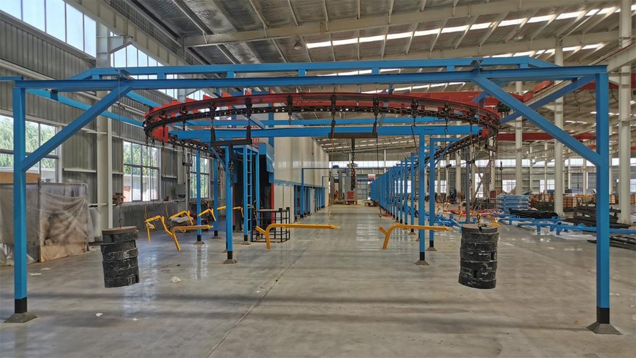 Components Coating Conveyor-Spray Painting Conveyor Line-different ...